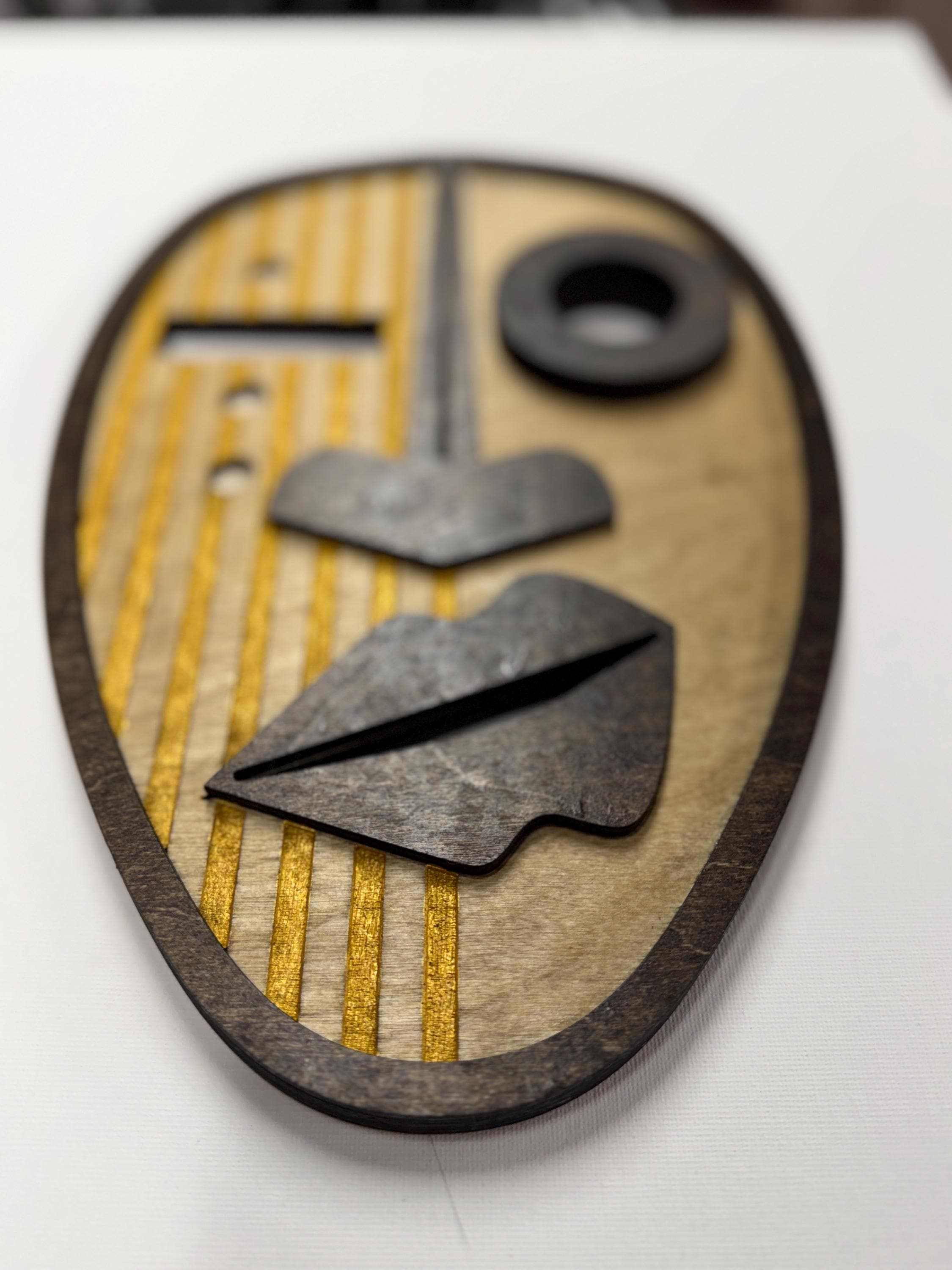 Graffiti Griot, Wooden Mask Wall Decor - Etsy