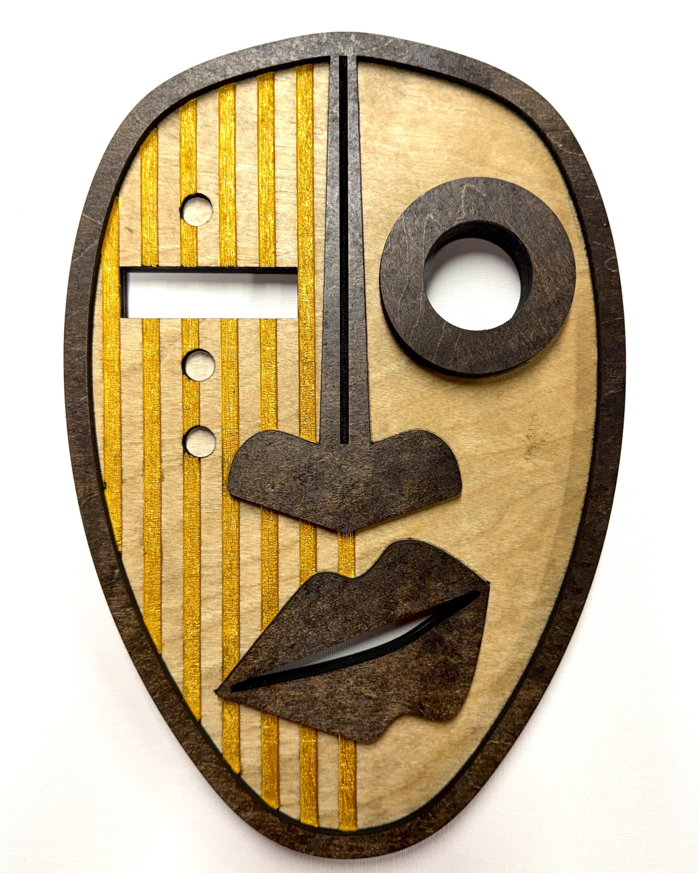 Graffiti Griot, Wooden Mask Wall Decor - Etsy