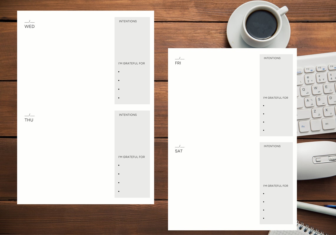 2023 Weekly Planner, Printable Planner, Digital Planner, Editable ...