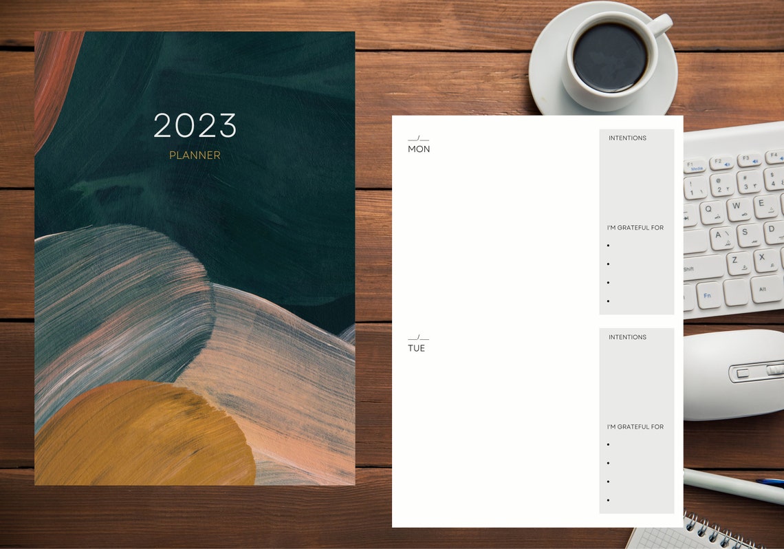 2023 Weekly Planner, Printable Planner, Digital Planner, Editable ...
