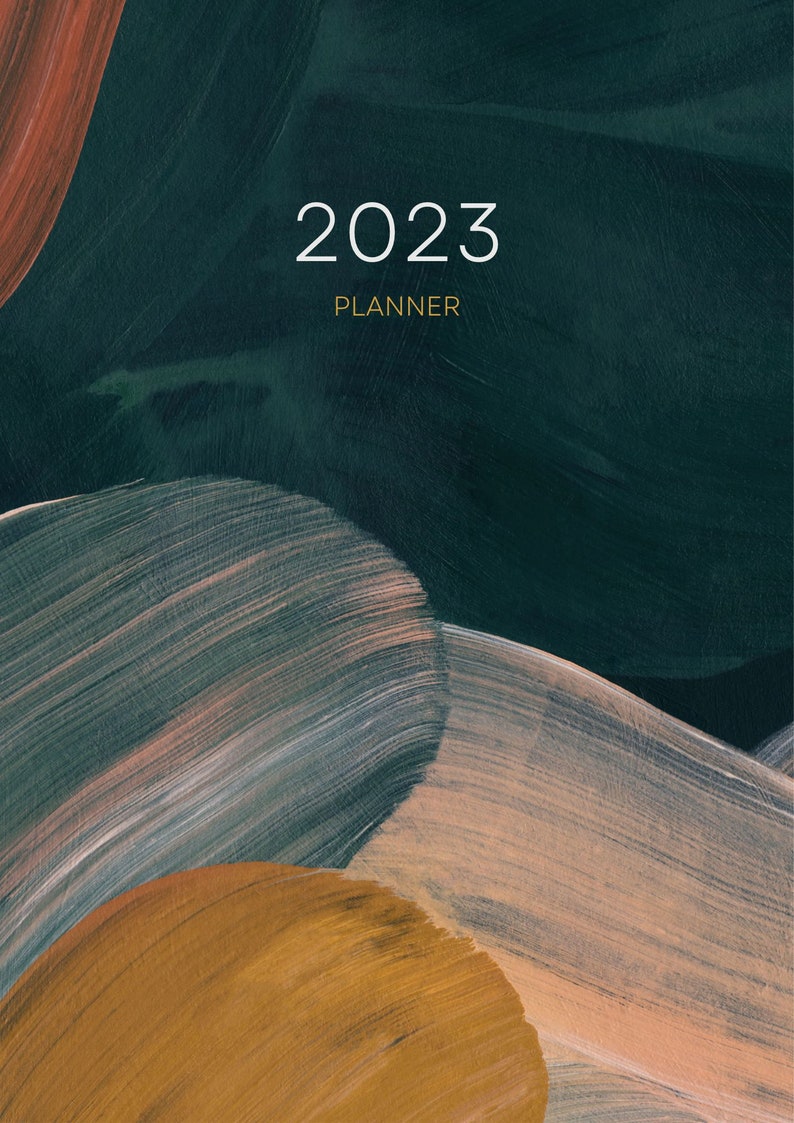 2023 Weekly Planner, Printable Planner, Digital Planner, Editable ...