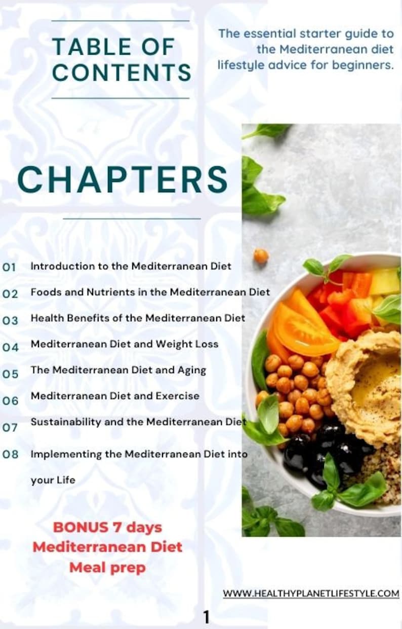 The Complete Mediterranean Diet Guide for Beginners. - Etsy