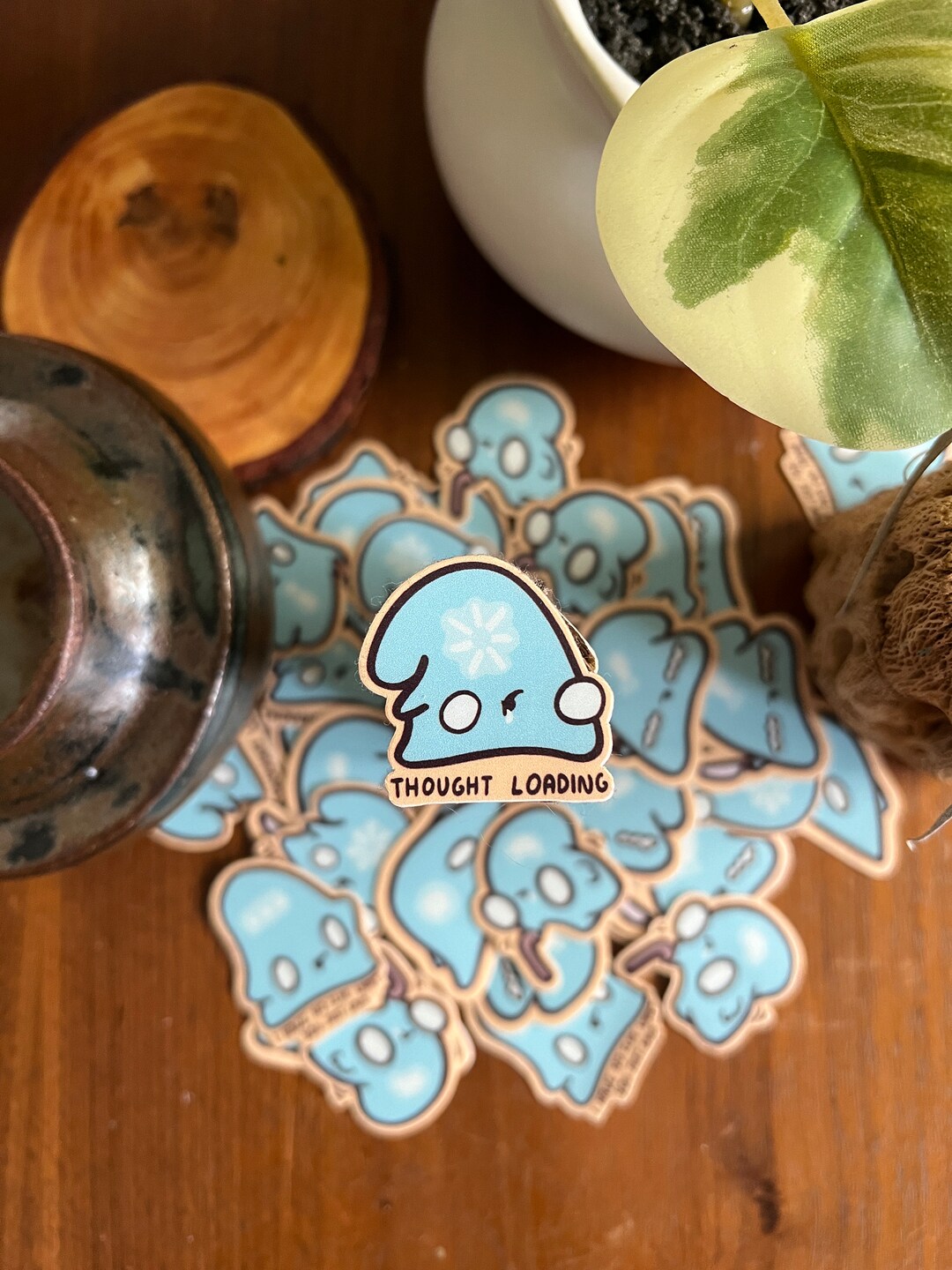 Last Brain Cell - Thought Loading - Cute Funny Sticker - Etsy