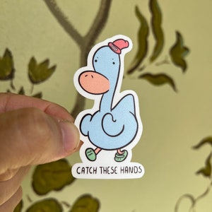 Catch These Hands - Cute Vinyl Sticker - Etsy