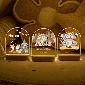 Kid Night Light With Name Baby Gift Personalized Name Nightlight Gift ...