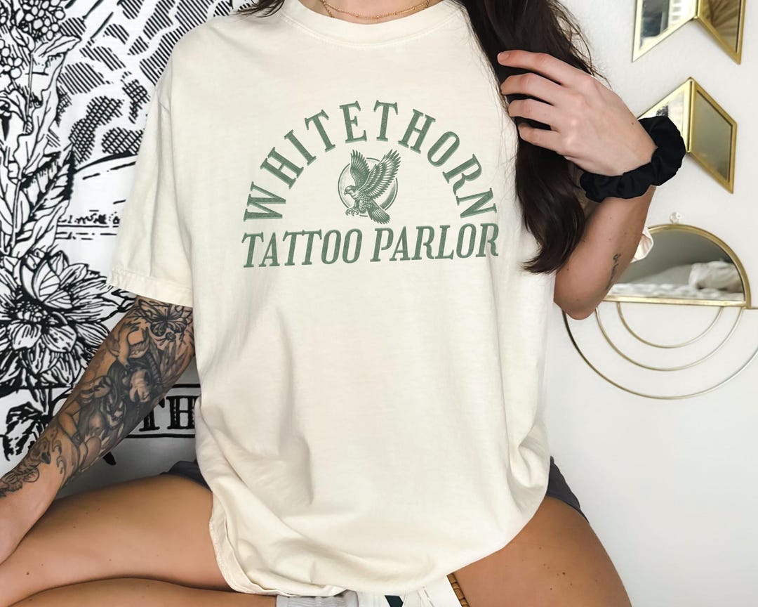 Whitethorn Tattoo Parlor Bookish Tshirt Throne of Glass Rowan and Aelin ...