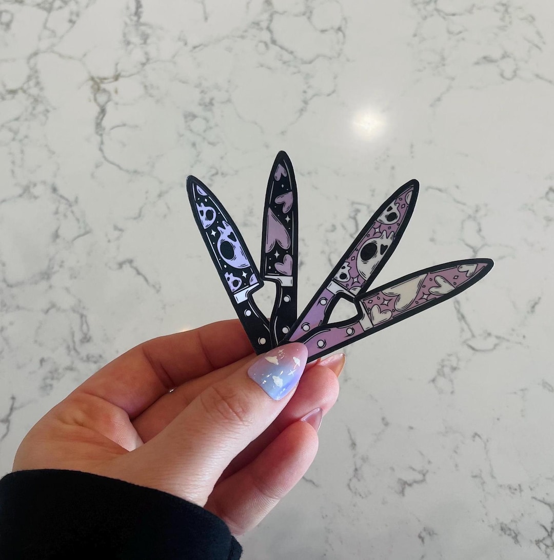 Deadly Romance Knife Sticker Set – Gothic Dark Academia Aesthetic ...