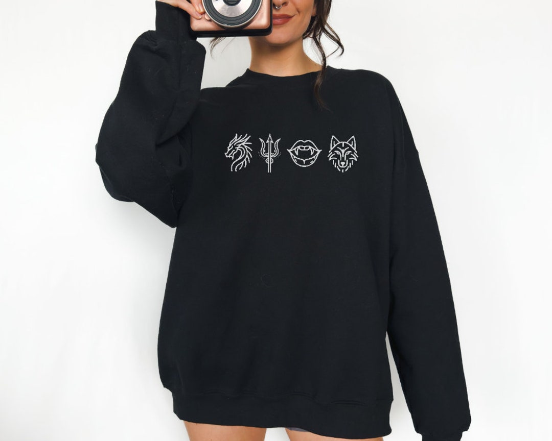 Zodiac Academy Celestial Heirs Minimalist Crewneck Sweatshirt Darius ...