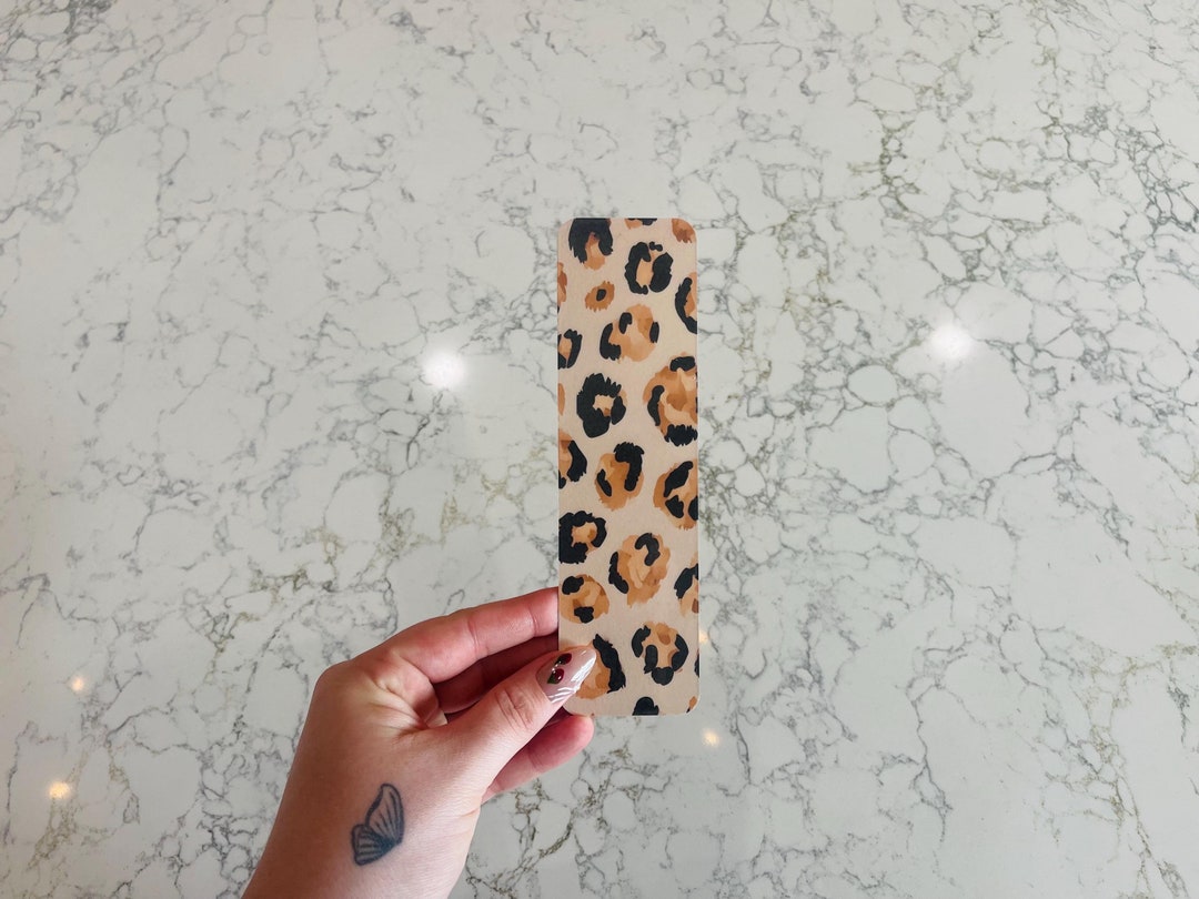 Leopard Print Bookmark Wild Animal Print Aesthetic Trendy Bookmark for ...