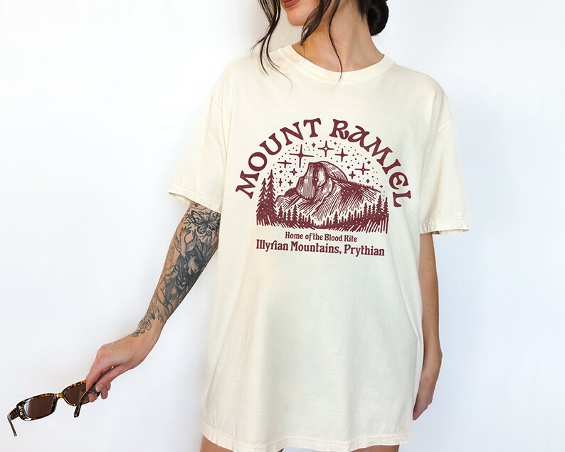 Mount Ramiel Illyrian Mountains Tshirt Bookish Merch ACOTAR A Court of ...