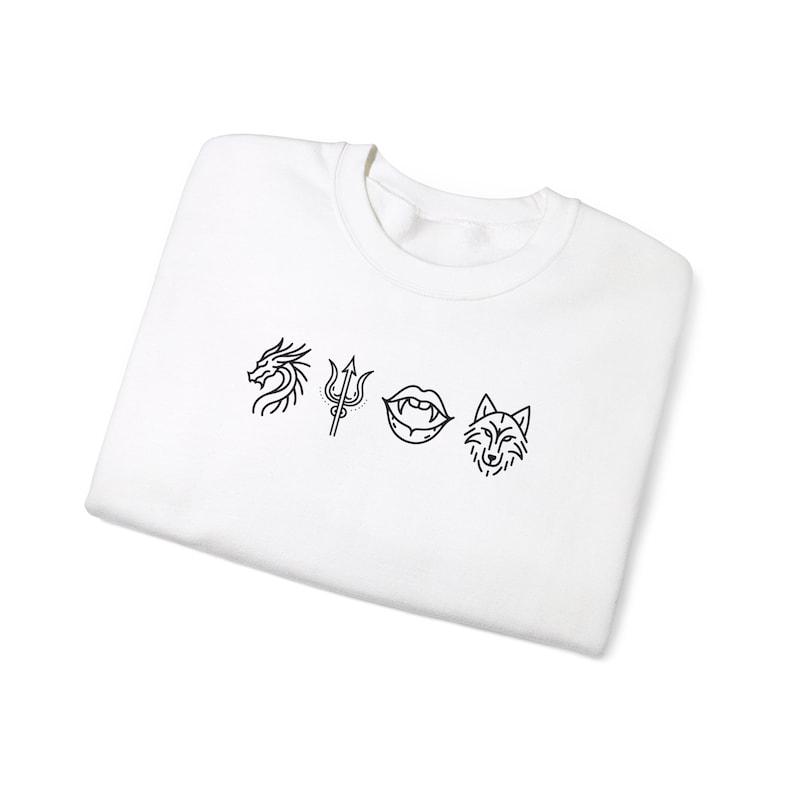 Zodiac Academy Celestial Heirs Minimalist Crewneck Sweatshirt Darius ...