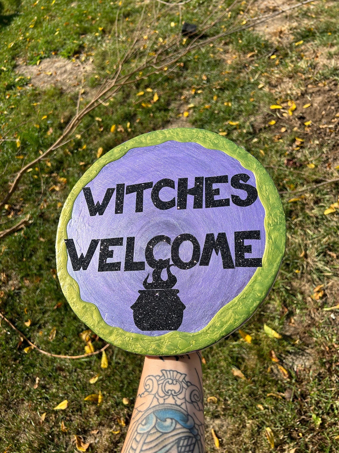 Witches Welcome Wooden Sign - Etsy