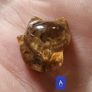 Mini Garden Quartz Nine Tails Fox, Mini Quartz, Fox Crystal Figurine ...