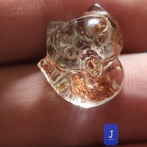 Mini Garden Quartz Nine Tails Fox, Mini Quartz, Fox Crystal Figurine ...