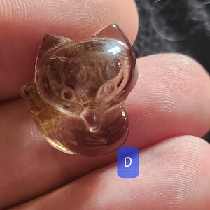 Mini Garden Quartz Nine Tails Fox, Mini Quartz, Fox Crystal Figurine ...