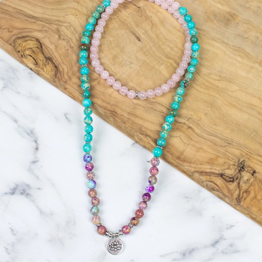 Bead, Stone & Crystal Necklace-rebirth - Etsy