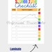 Editable Chore Chart for Kids Daily Checklist Weekly Routine - Etsy