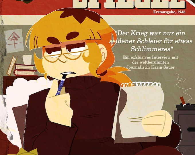 Karin Magazine Cover Poster fear and Hunger 2: Termina - Etsy