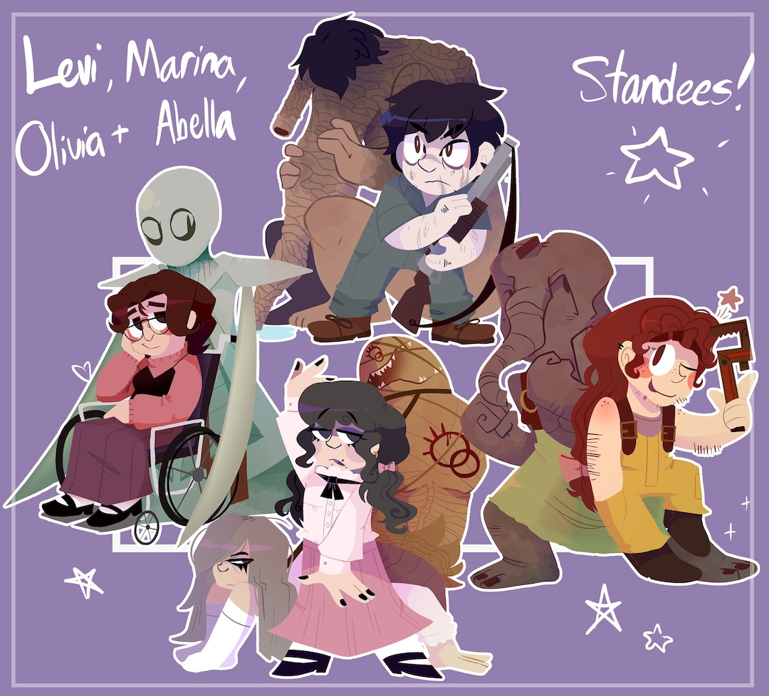 Levi, Marina, Olivia & Abella Standees (fear and Hunger 2: Termina) - Etsy