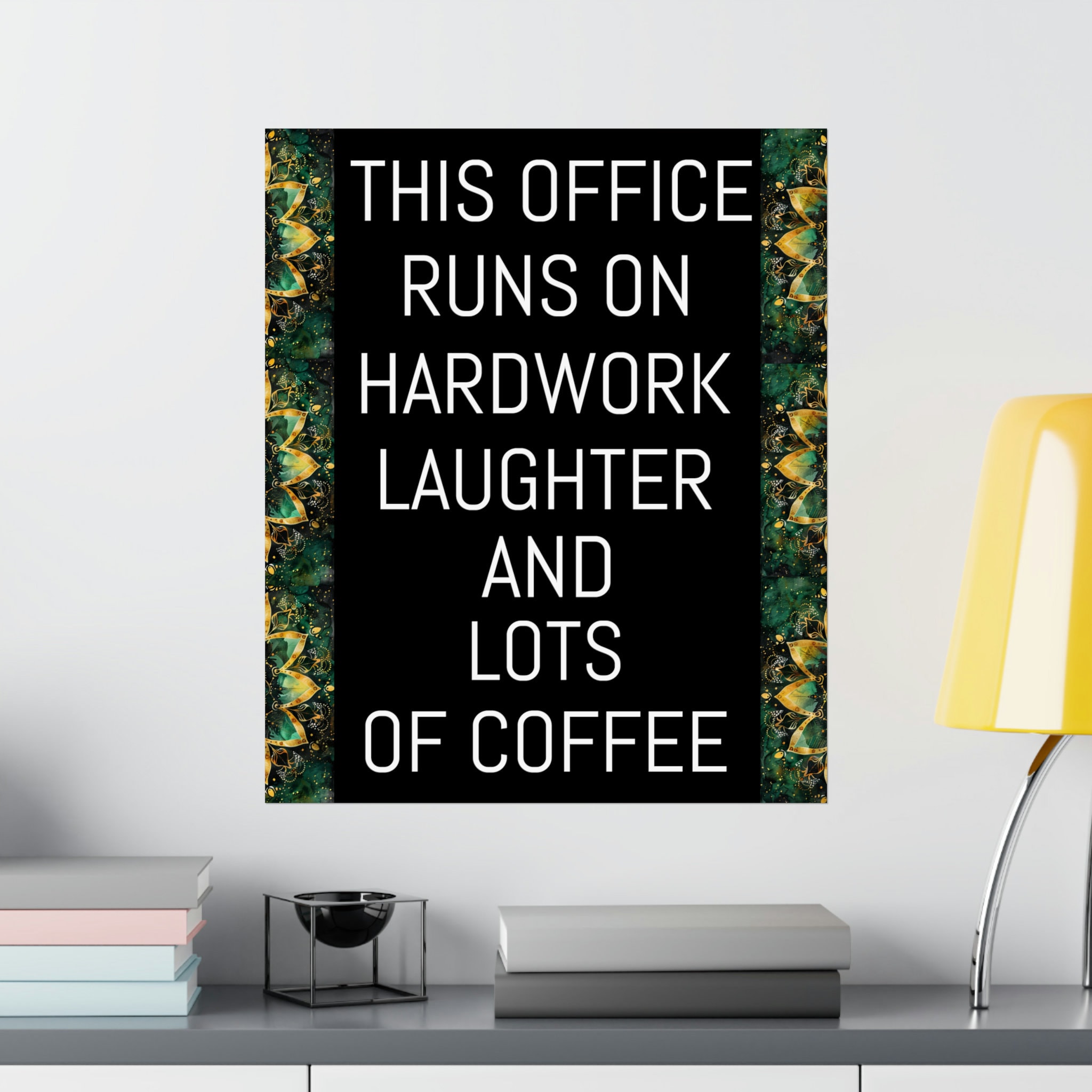 Black Office Posters Matte Vertical Office Humor Posters Funny Gift for ...