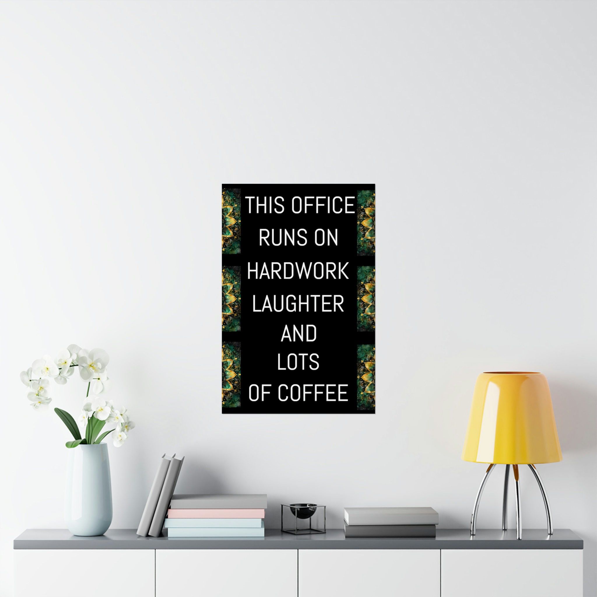 Black Office Posters Matte Vertical Office Humor Posters Funny Gift for ...