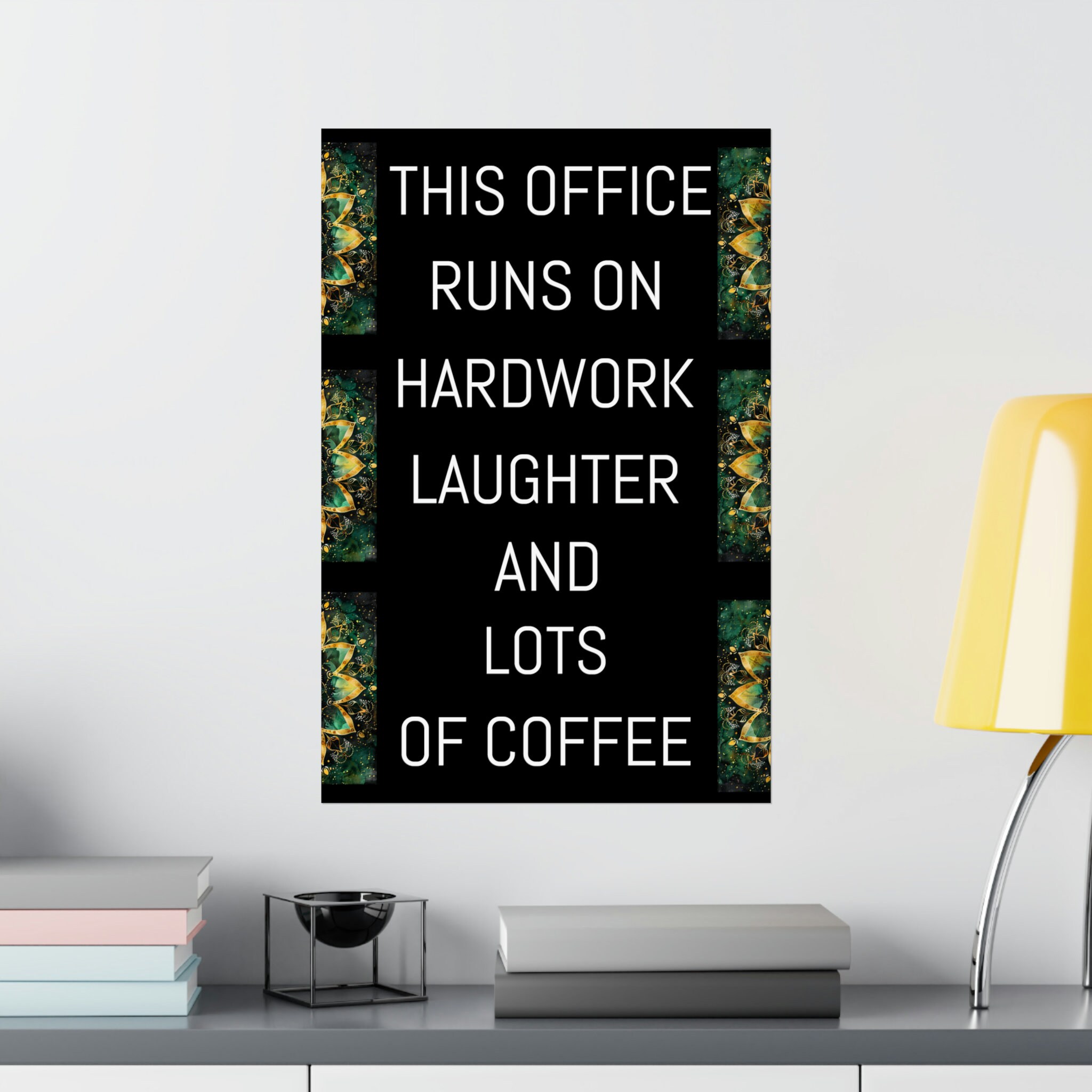 Black Office Posters Matte Vertical Office Humor Posters Funny Gift for ...