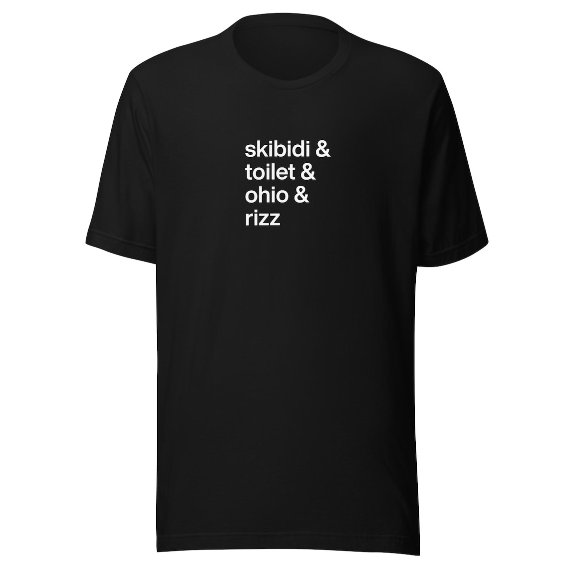 Skibidi Toilet Ohio Rizz Ampersand Tee - Etsy
