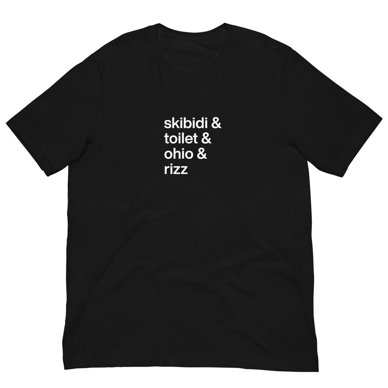 Skibidi Toilet Ohio Rizz Ampersand Tee - Etsy