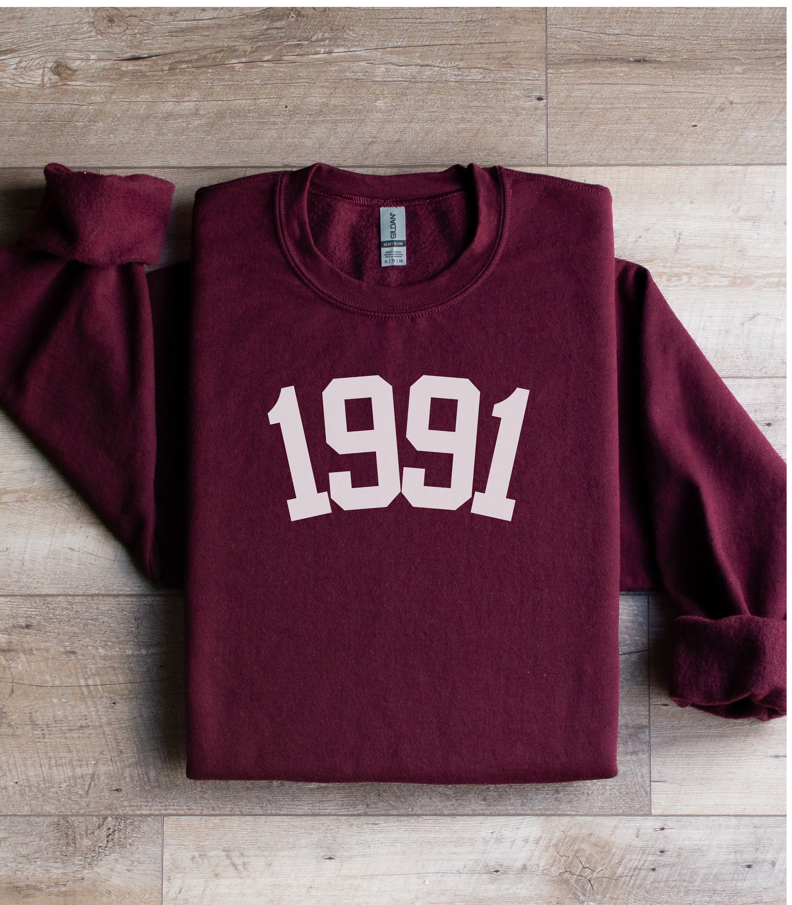1991 Birthday Year Sweatshirt, 35th Birthday Gift , Birthday Gift for ...