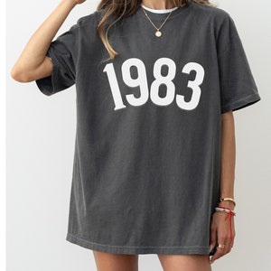 1983 T-shirt, 40th Birthday Shirt, 1983 Birth Year, Vintage 1983 Gift ...
