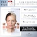 Poster Printable PDF ”skin Condition” Wall Decor Skincare Skin Anatomy ...