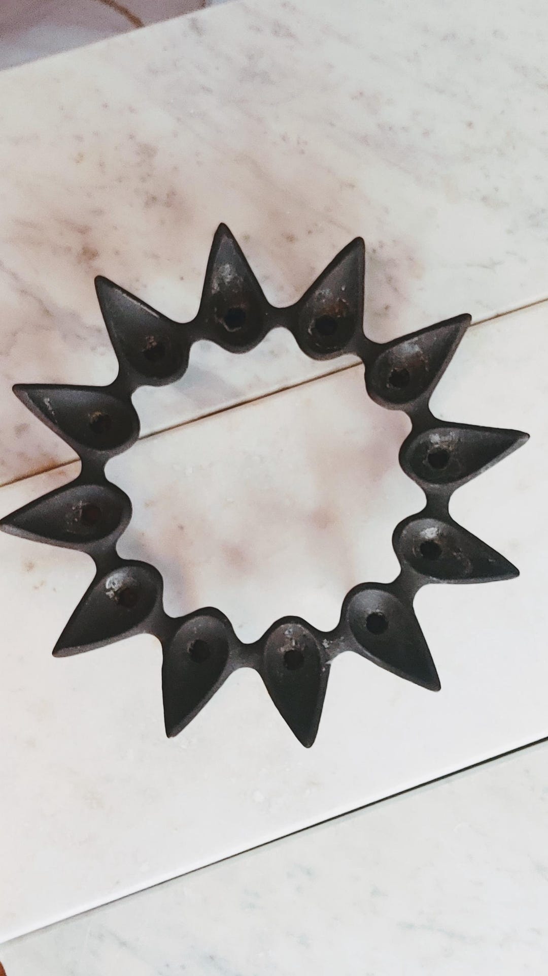 Vintage Dansk Cast Iron Candle Holder Set, Danish Mid Century Decor - Etsy