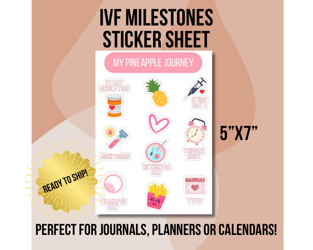 IVF Stickers IVF Journal Stickers IVF Planner Stickers Journal Decals ...