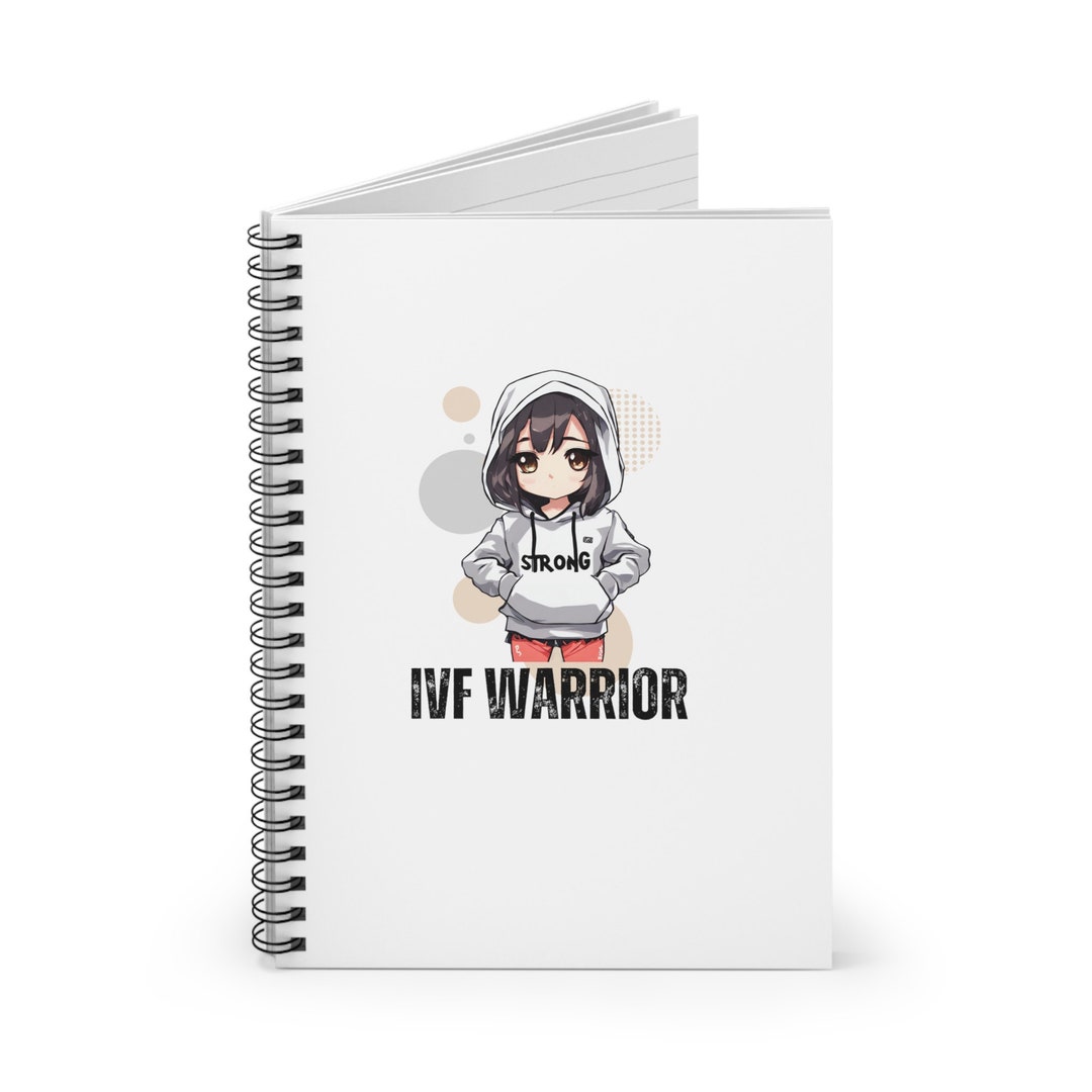Chibi Anime Girl IVF Journal Gift IVF Planner Gratitude - Etsy
