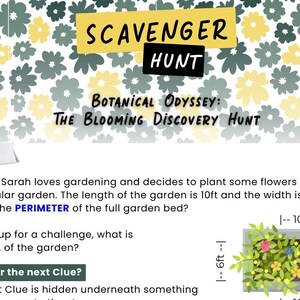 Educational Scavenger Hunt - 4th-5th Grade (botanical Odyssey) - Etsy