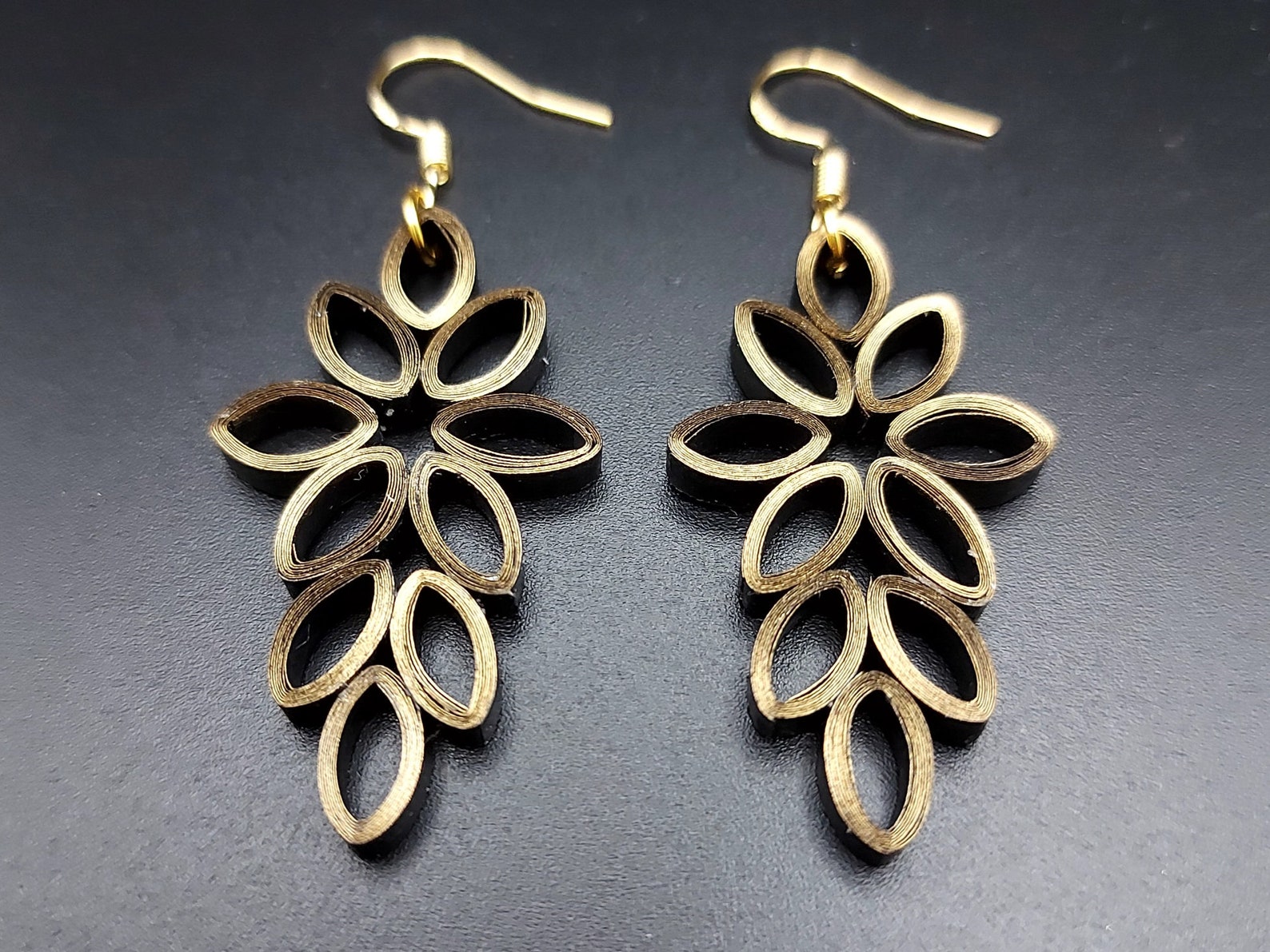 Quilled Beauty- Paper Quilling Earrings- Quilling Jewelry- Handmade ...