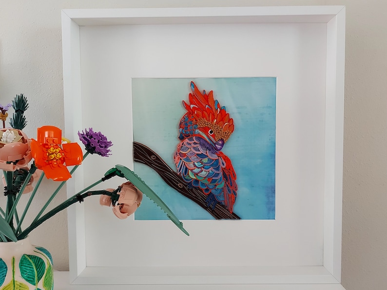 Magic Bird Paper Quilling, Paper Art, Handmade, Home Decor - Etsy