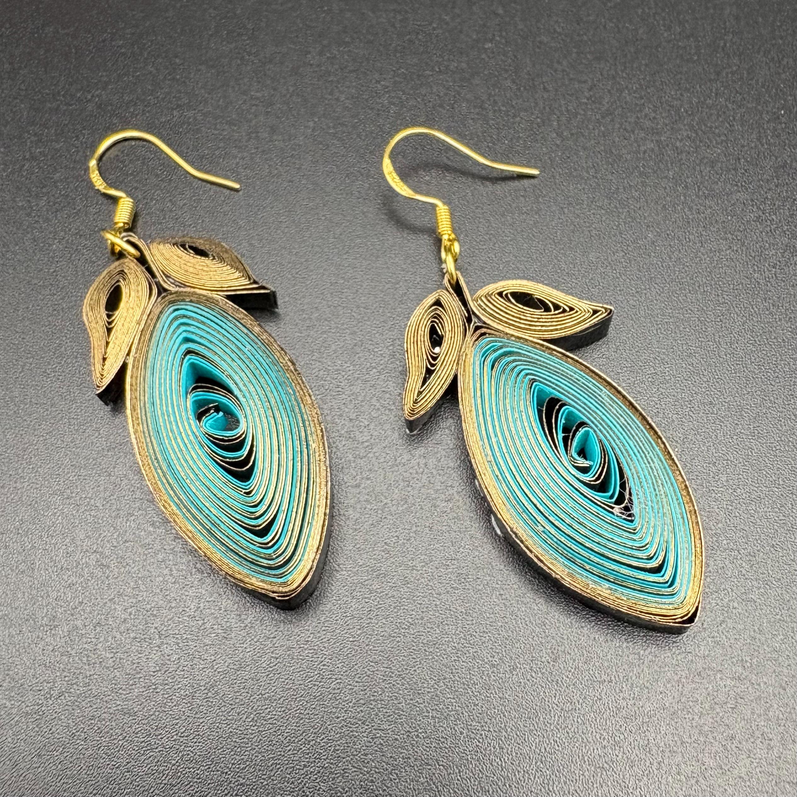 Fresh From the Branch - Paper Quilling Earrings- Quilling Jewelry ...