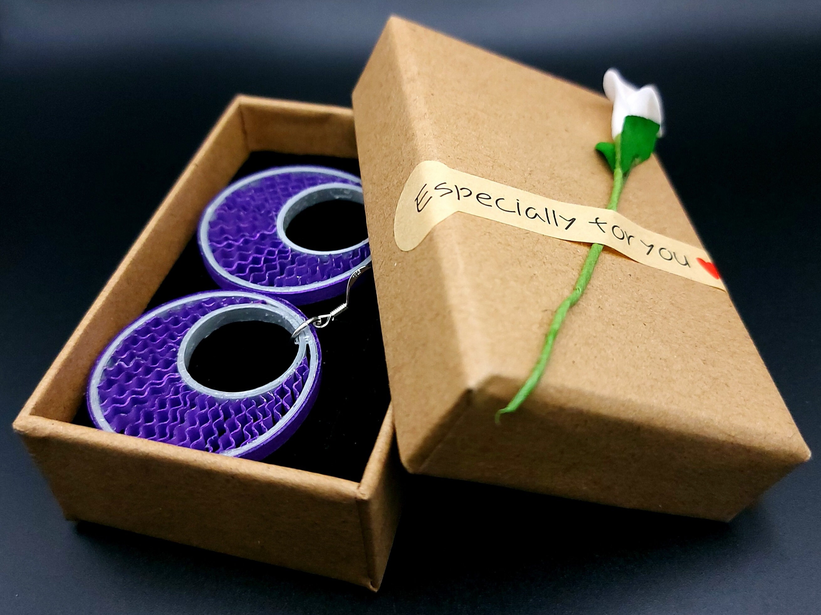 Zigzag Flows Paper Quilling Earrings Quilling Jewelry Handmade Earrings ...