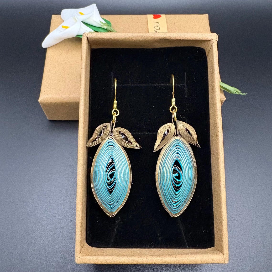 Fresh From the Branch - Paper Quilling Earrings- Quilling Jewelry ...