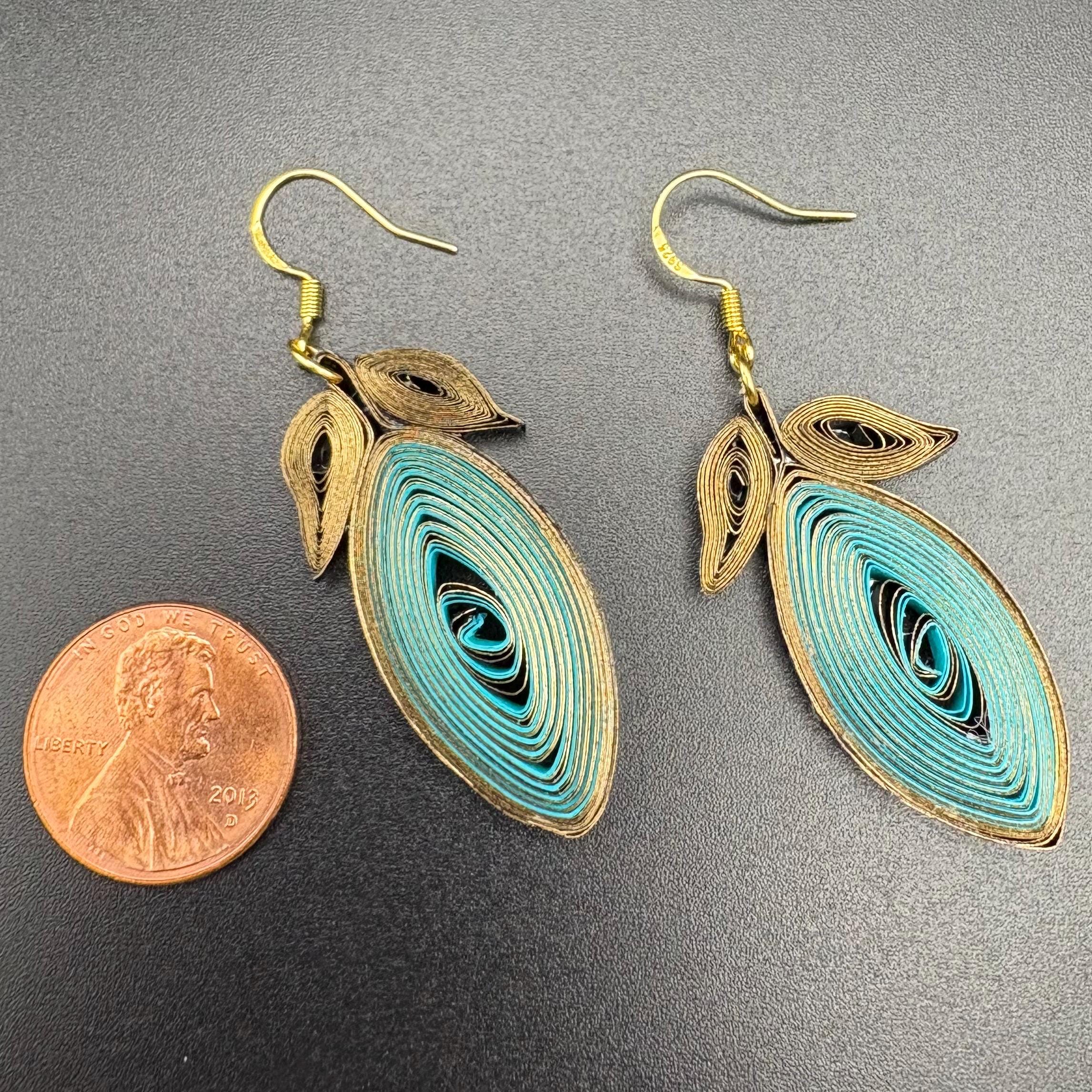 Fresh From the Branch - Paper Quilling Earrings- Quilling Jewelry ...