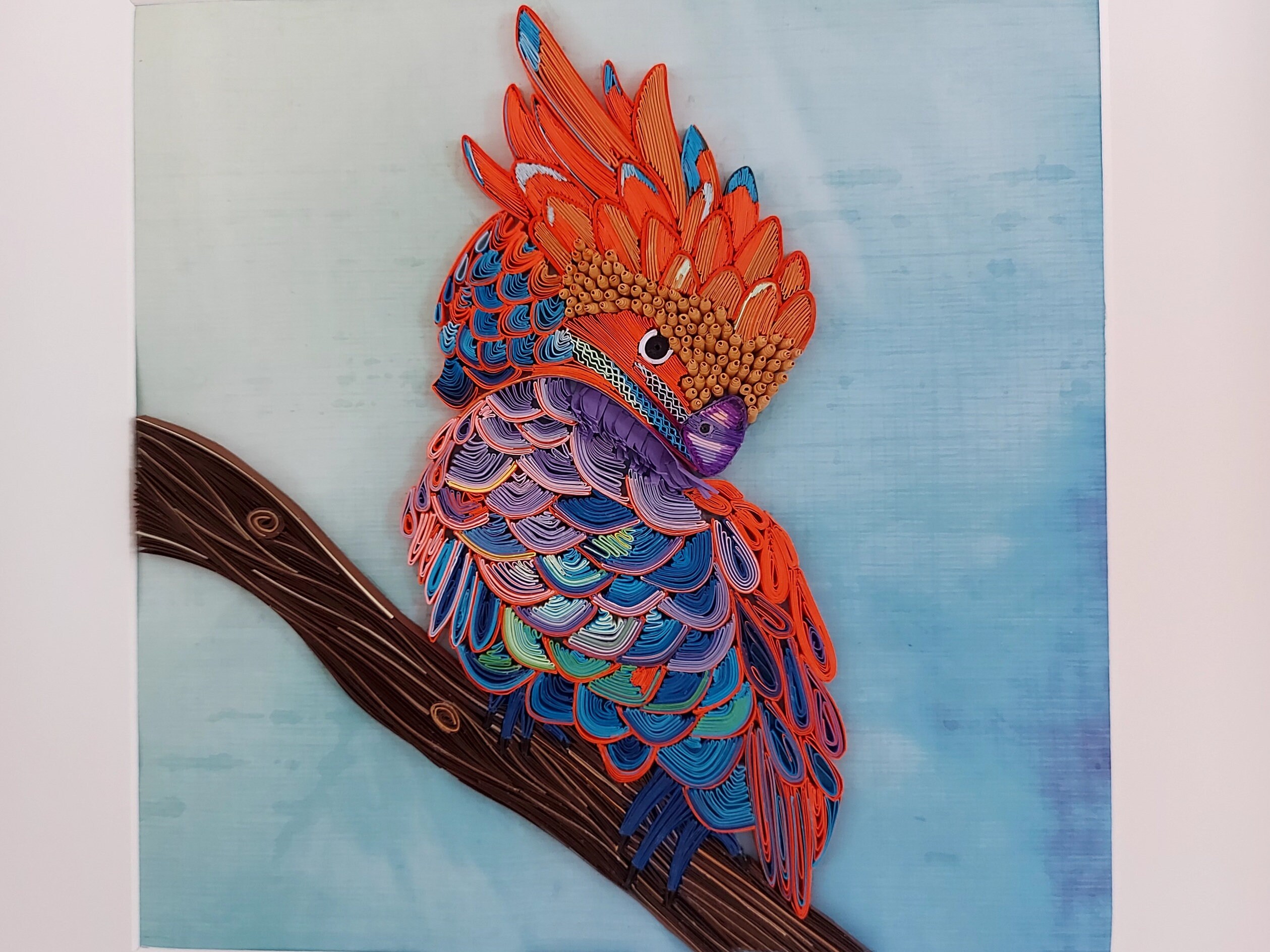 Magic Bird Paper Quilling, Paper Art, Handmade, Home Decor - Etsy