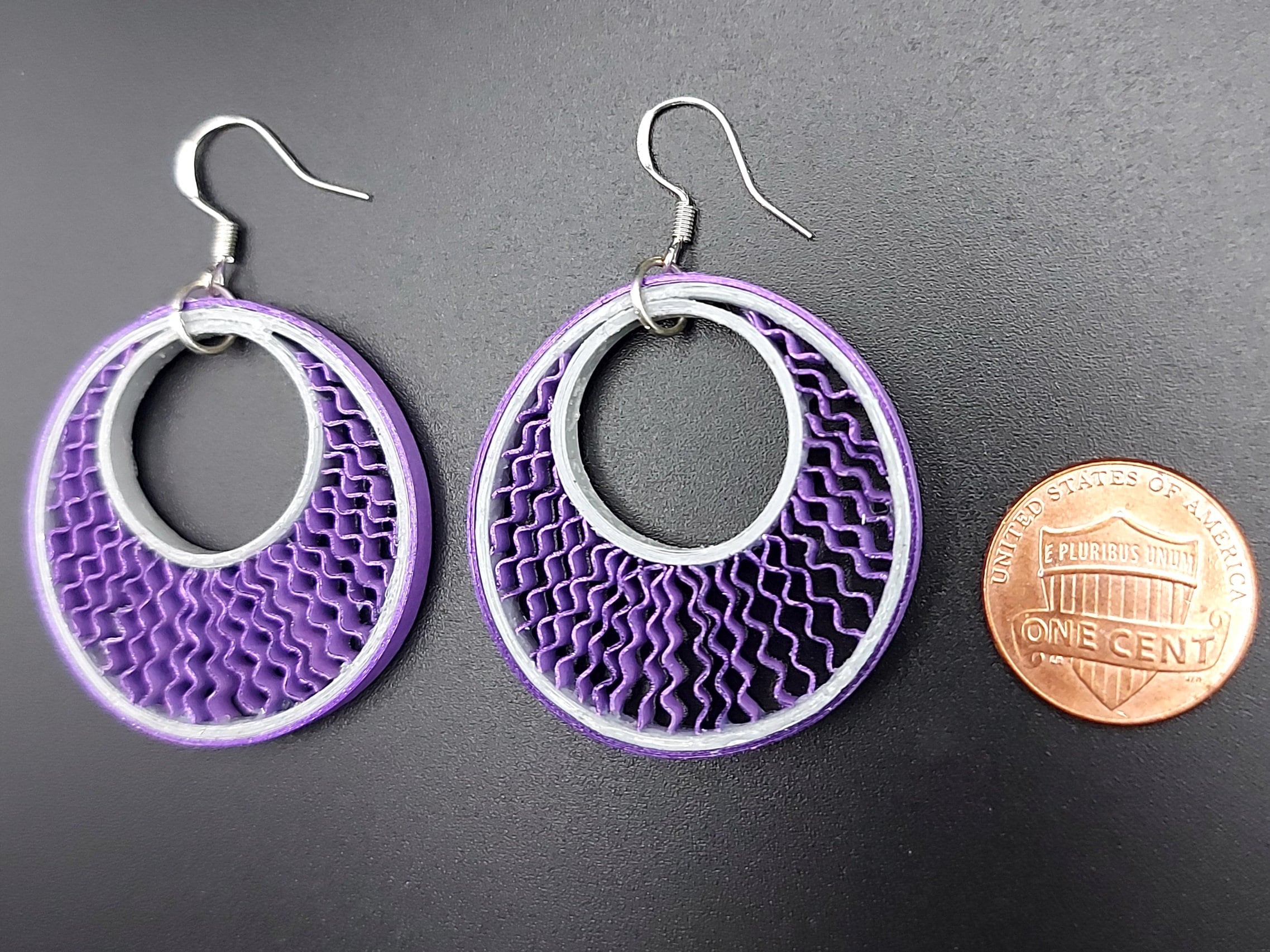 Zigzag Flows - Paper Quilling Earrings- Quilling Jewelry- Handmade ...