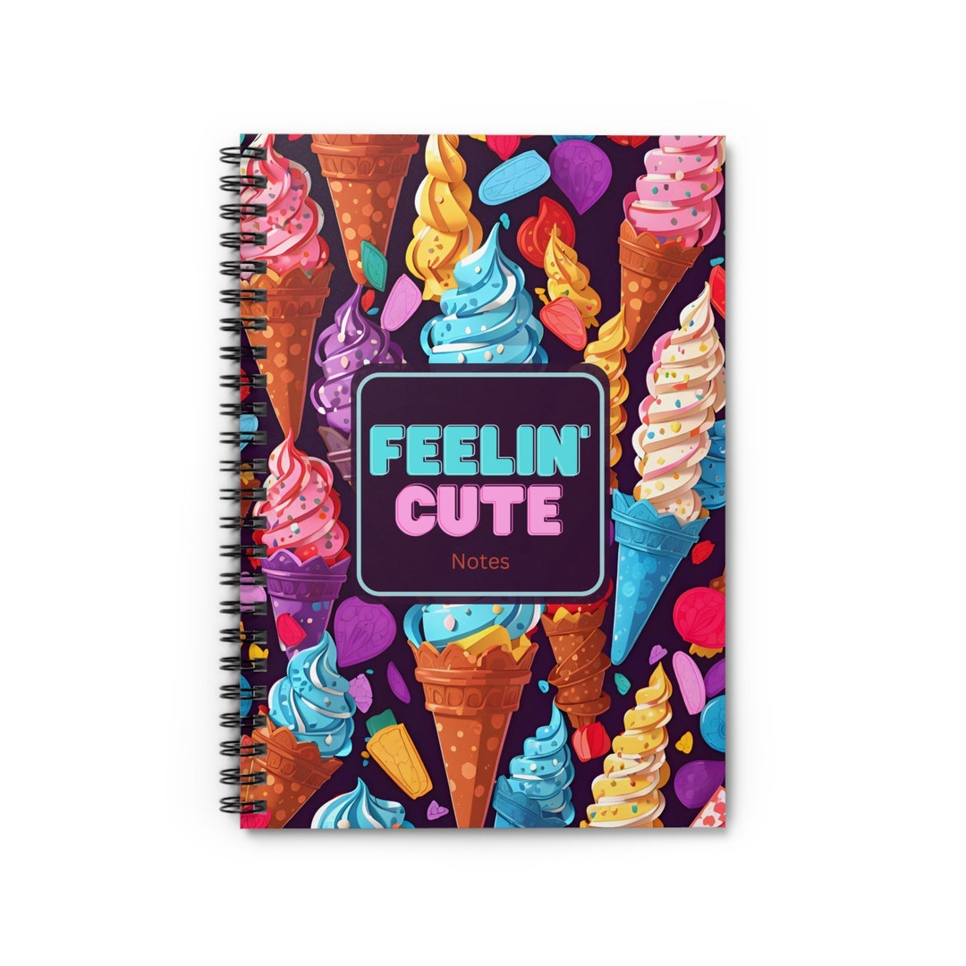 Spiral Notebook - Ice Cream Dreams - Etsy