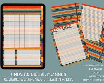 Cowhide Goodnotes Digital Planner, Cute Western Planner, Digital ...