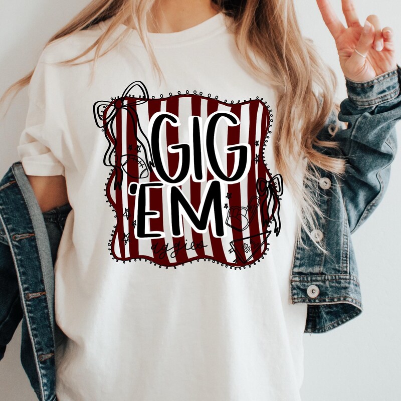 Gig Em Aggies - Etsy