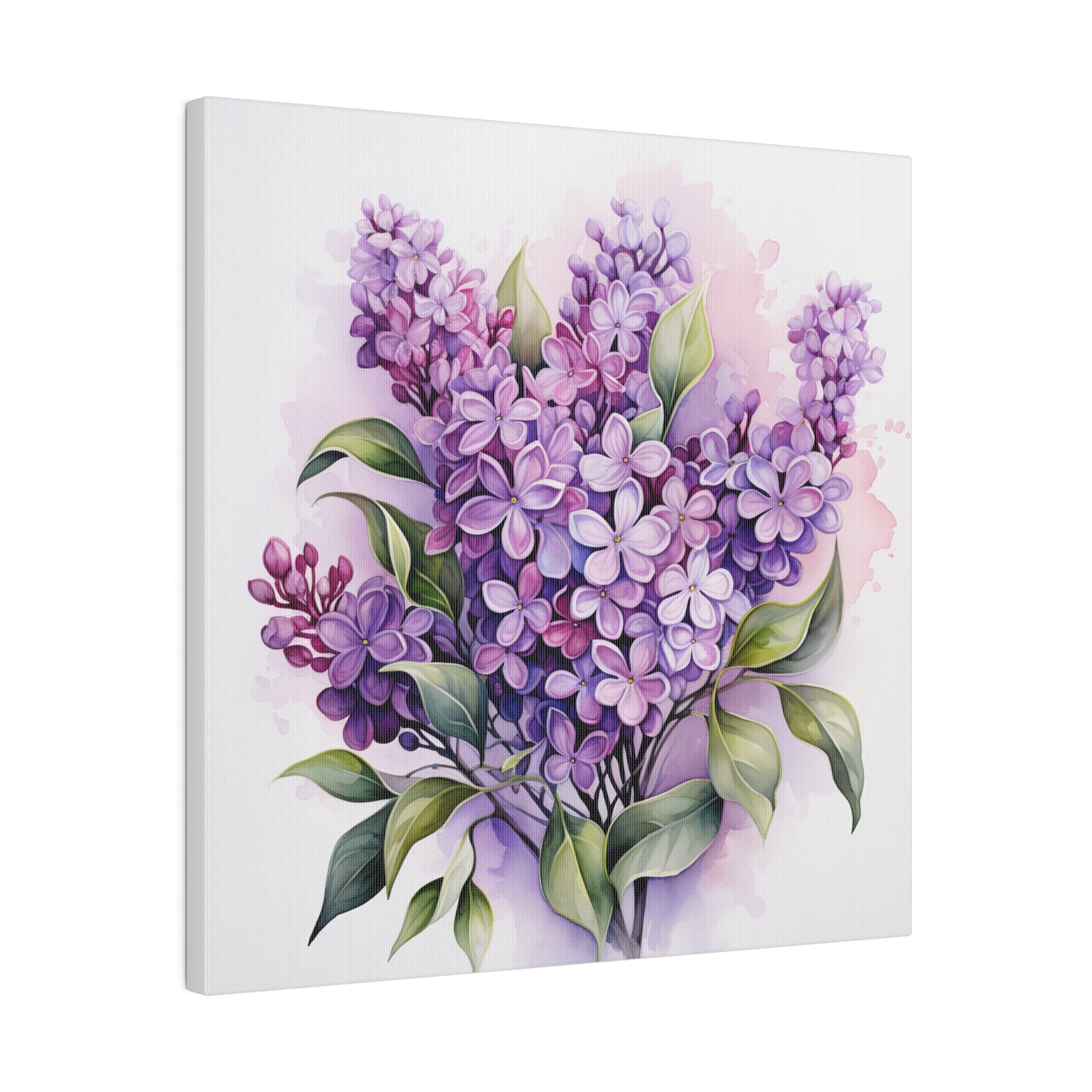 Lilac Dreams: Fragrant Blooms Stretched Canvas | Floral Wall Art | I ...