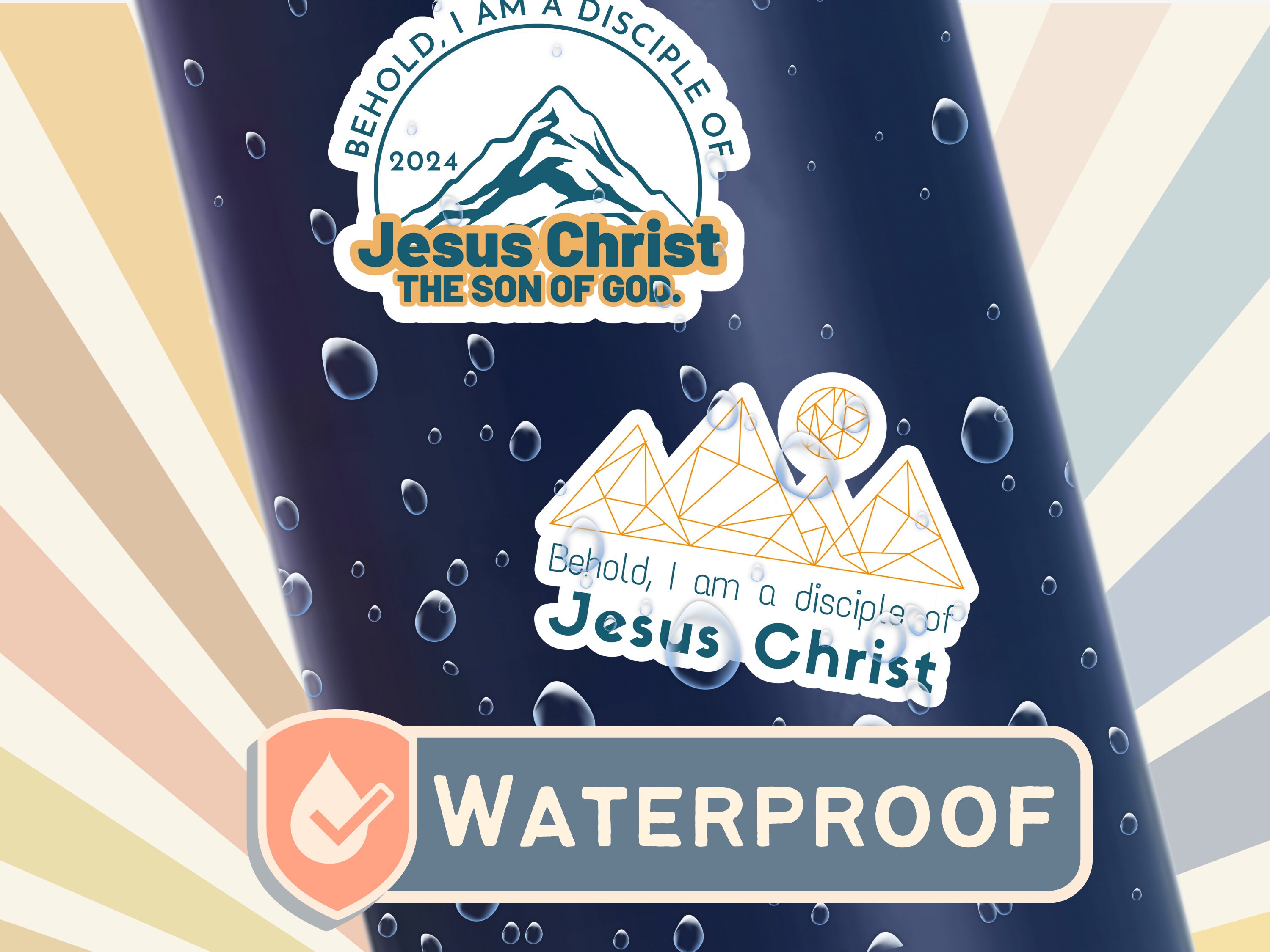 2024 LDS Youth Theme Stickers i Am a Disciple of Jesus Christ 3 Nephi 5 ...