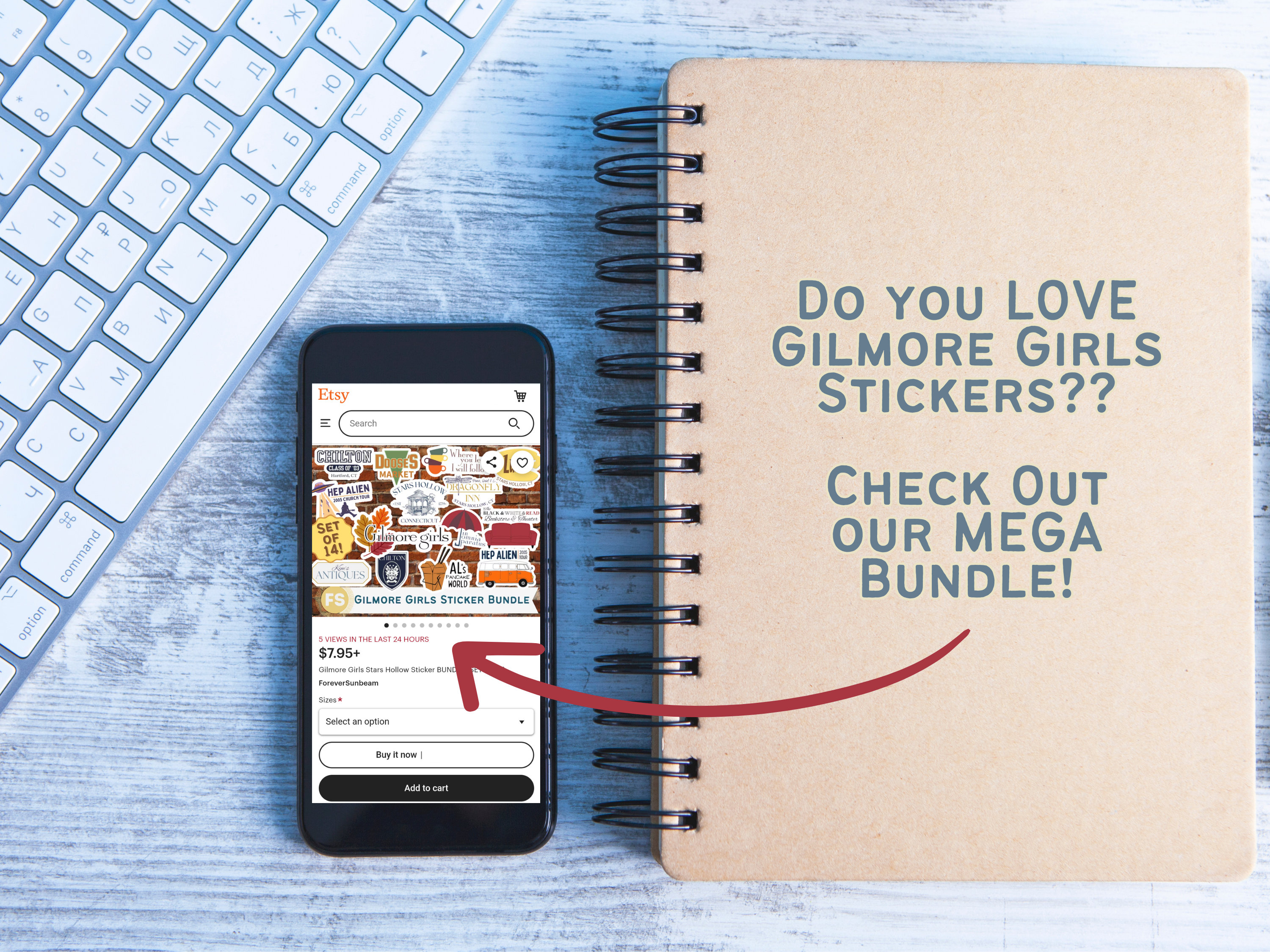 Gilmore Girls Logo Vinyl Sticker Sheet With 8 Stickers - Etsy