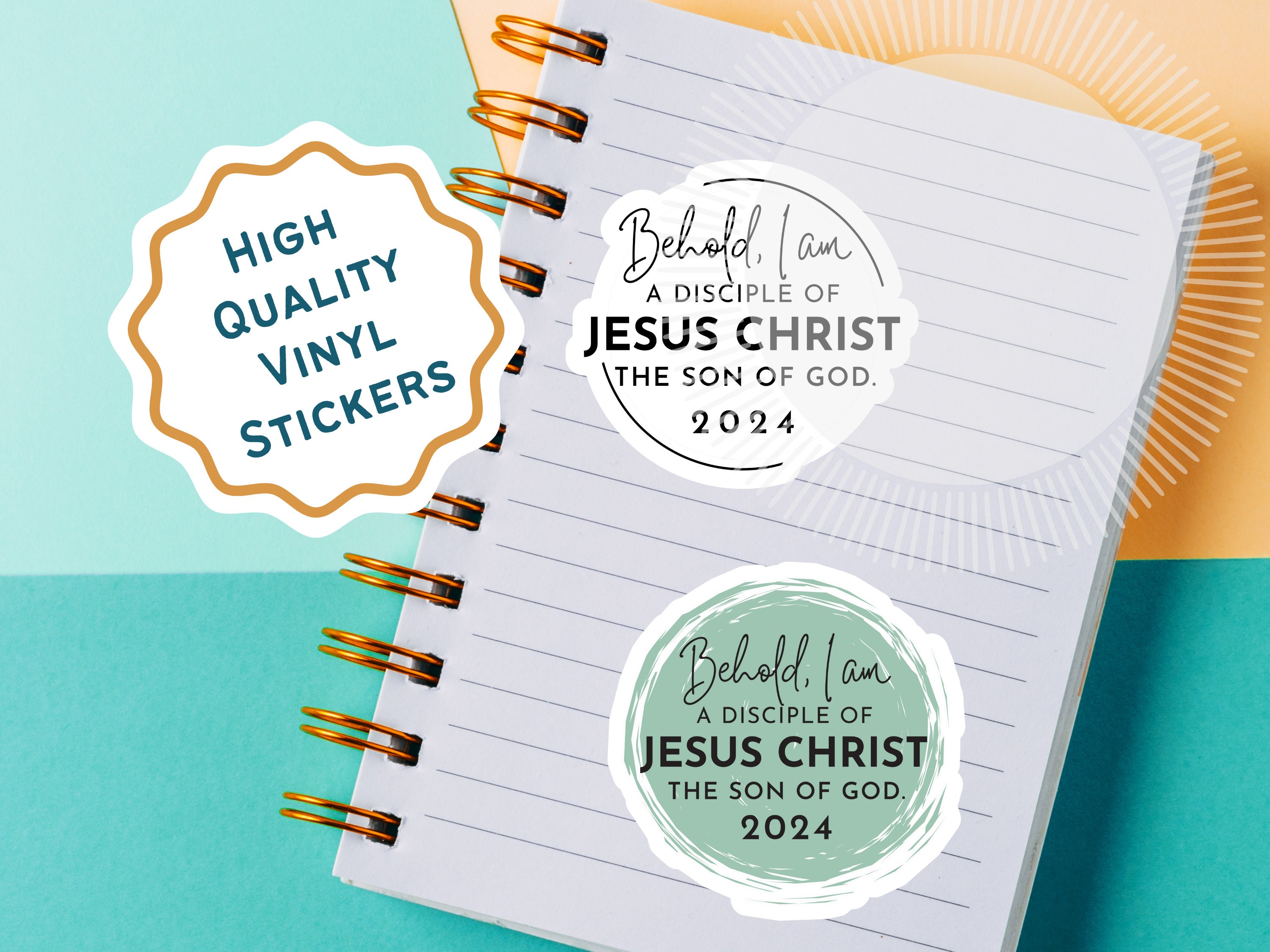 2024 LDS Youth Theme Stickers i Am a Disciple of Jesus - Etsy